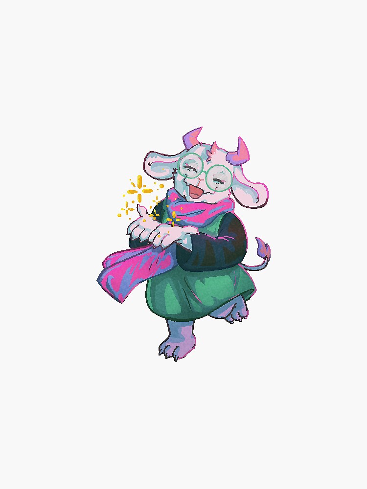 "Ralsei" Sticker for Sale by danwidth | Redbubble