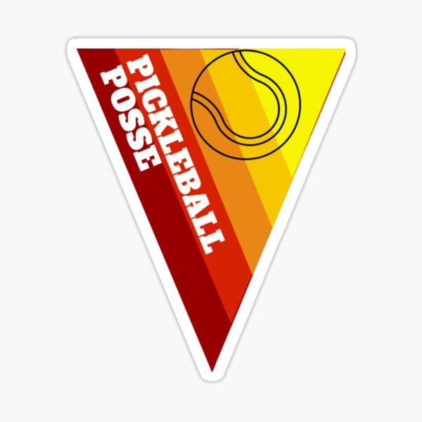 "PICKLEBALL POSSE" Sticker for Sale by LOUCAS6 | Redbubble