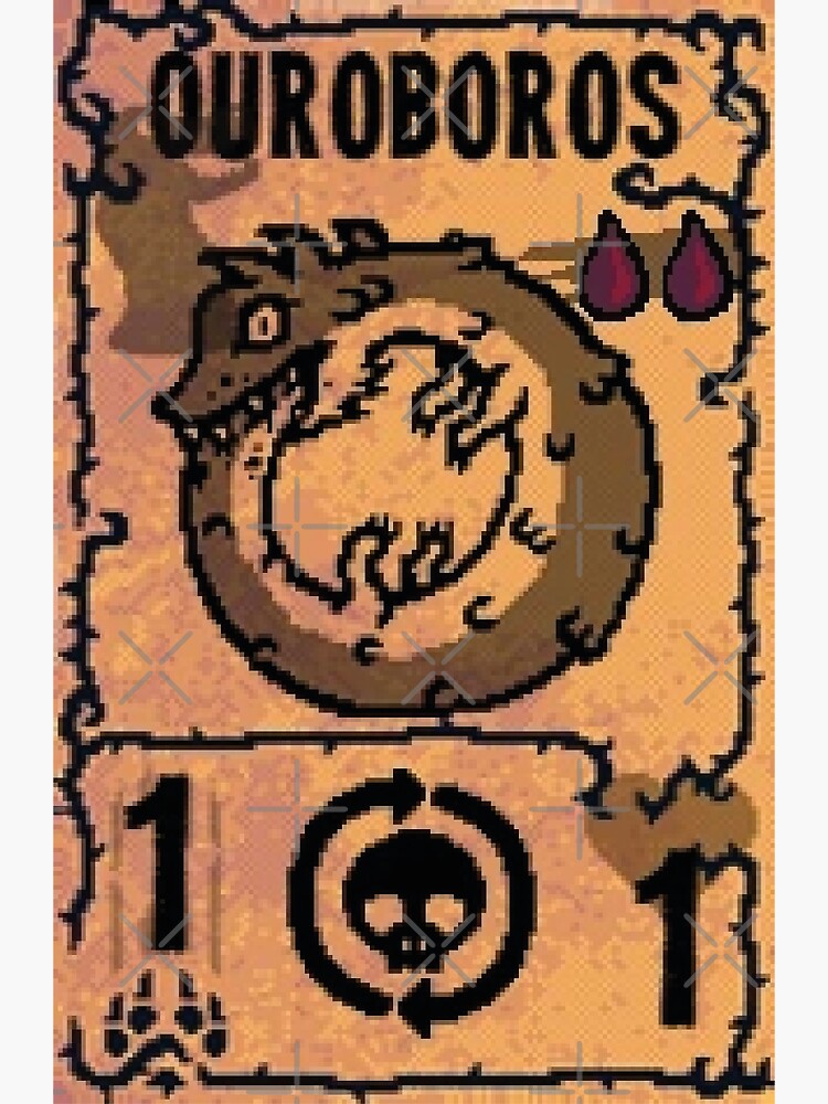 " inscryption ouroboros card" Photographic Print for Sale by spamton ...