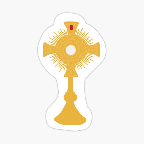 "Monstrance Art" Sticker for Sale by GiannaMPV | Redbubble