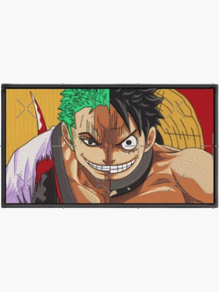 "Luffy and Zoro" Sticker for Sale by aniclothing | Redbubble