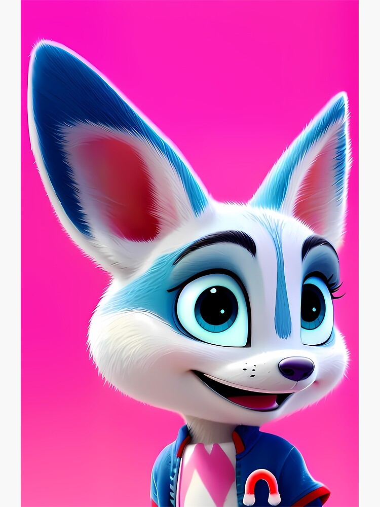 "The Christmas Fox - Nora" Poster for Sale by LuliandFriends | Redbubble