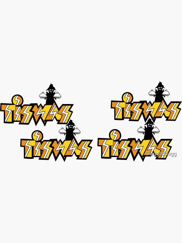 "Tiswas" Sticker for Sale by 3leggeddogg | Redbubble