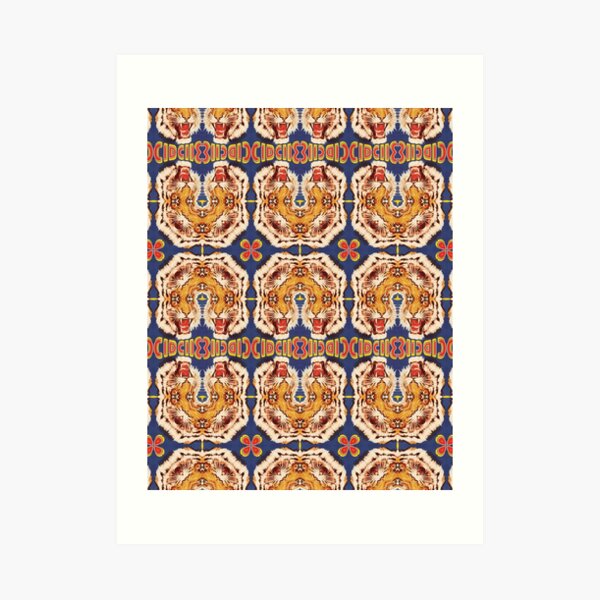 "ACID BATH Mirror Tiger Psychic | Tiger Circus Popart | Vintage Circus ...