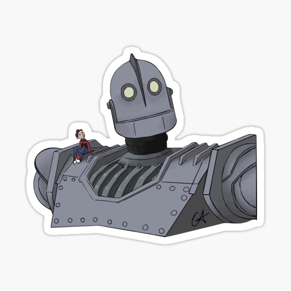 "The Iron Giant" Sticker for Sale by GeneralAladeen | Redbubble