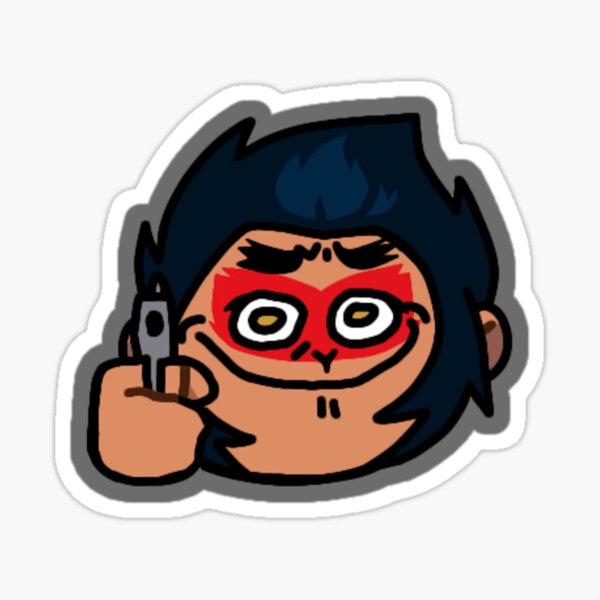 "Macaque Emoji LMK" Sticker for Sale by hmidk | Redbubble