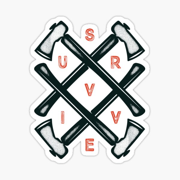 "Survive" Sticker for Sale by xcosmax | Redbubble