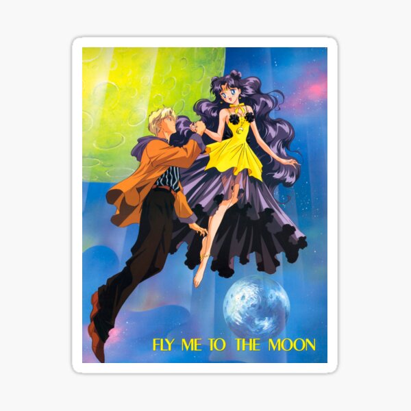 "Luna & Kakeru Ozora SAILOR MOON MOVIE" Sticker for Sale by GroupieClub ...