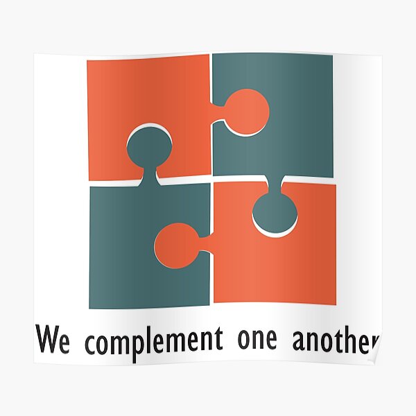 "Puzzle pieces" Poster for Sale by lilya-designs | Redbubble