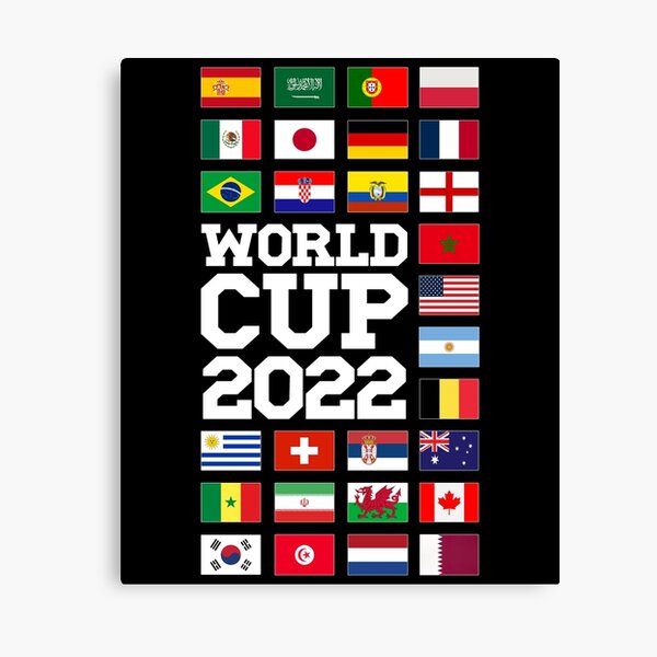 Lienzo «Camiseta de la Copa Mundial 2022, Suéter de la Copa Mundial ...