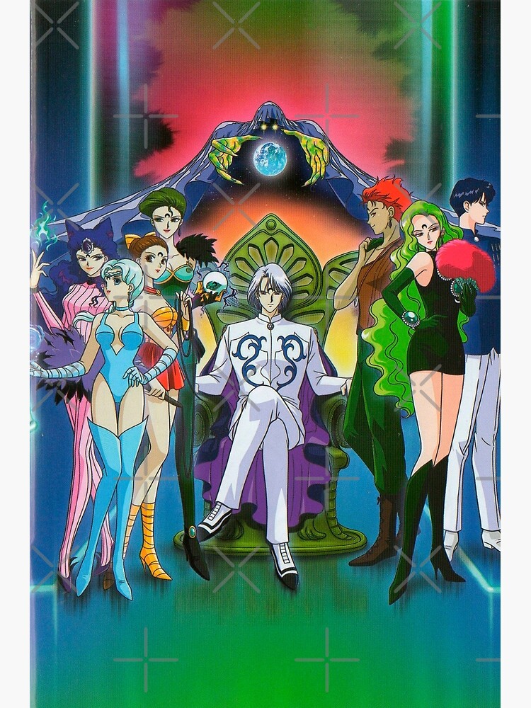 "BLACK MOON CLAN SAILOR MOON R" Poster for Sale by GroupieClub | Redbubble