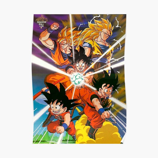 "GOKU EVOLUTION DRAGON BALL Z" Poster for Sale by GroupieClub | Redbubble