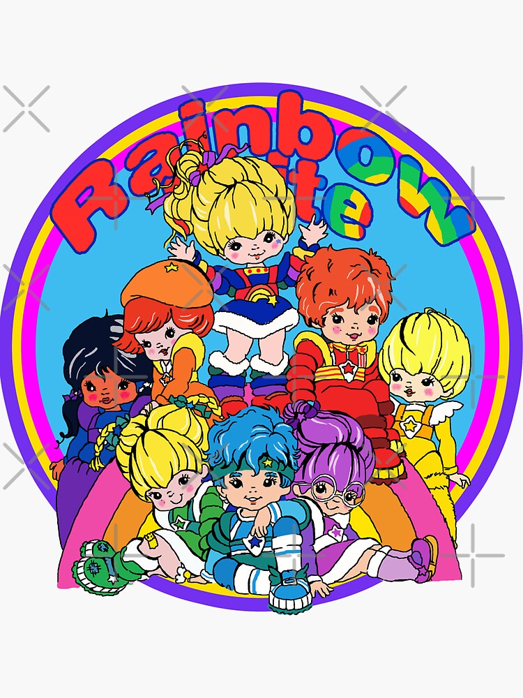 "80s Classic Cartoons Rainbow Brite" Sticker for Sale by mike80s ...