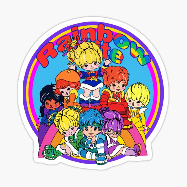 "80s Classic Cartoons Rainbow Brite" Sticker for Sale by mike80s ...