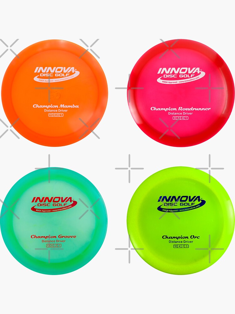 "Disc Golf Frisbee Pack " Sticker for Sale by rafagavi44 | Redbubble