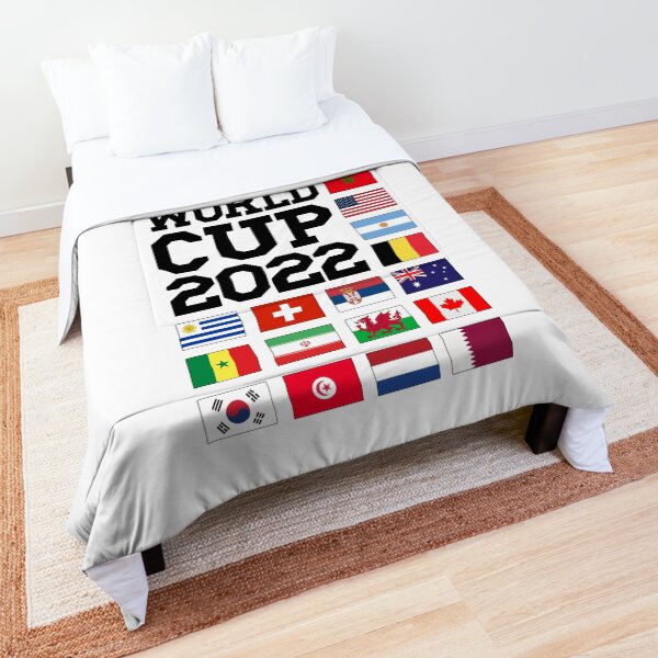 Couvre-lit « Coupe du monde 2022 T-shirt, Coupe du monde 2022 Pull ...