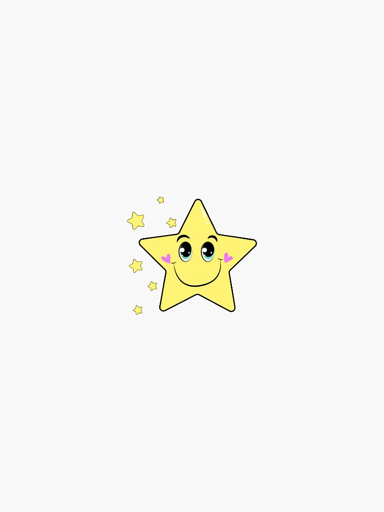 "lovely star sticker. stickers stars cute star, " Sticker for Sale by ...