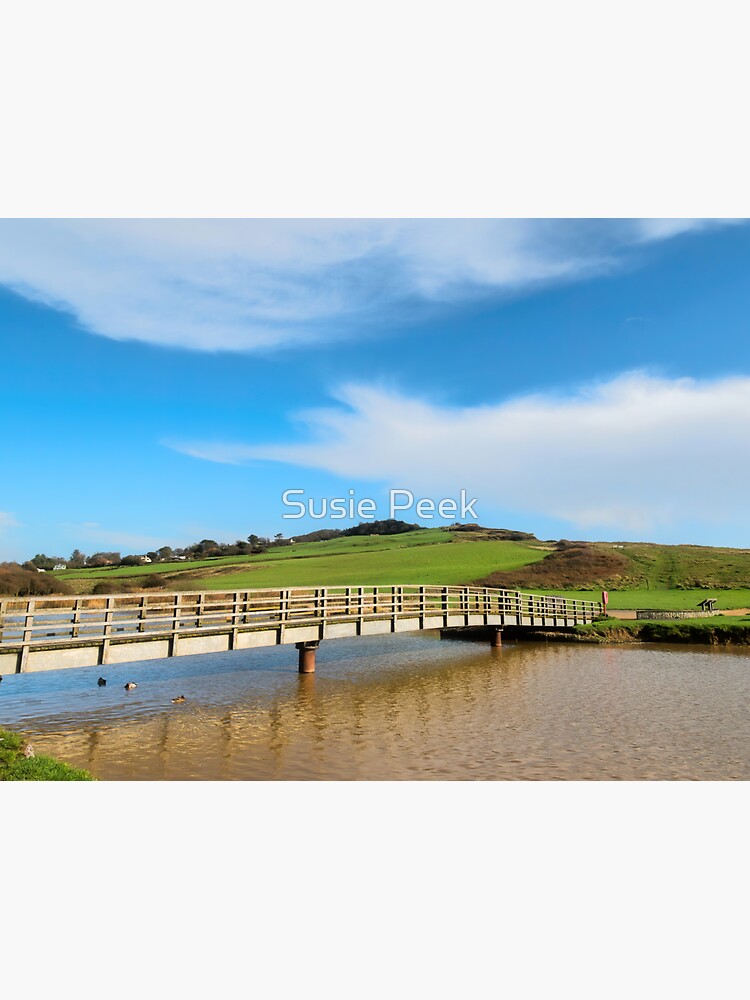 "Bridge over the River Char at Charmouth" Sticker for Sale by Siska ...