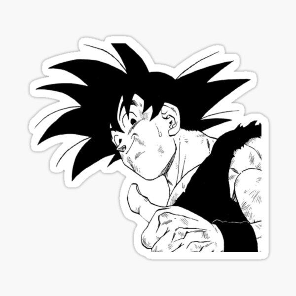 "Goku" Sticker for Sale by Peponji | Redbubble
