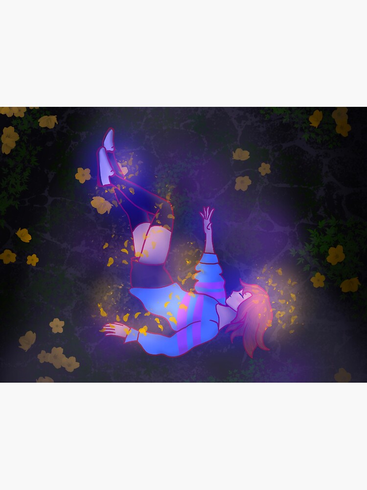 "Undertale Frisk Falling Down" Sticker for Sale by DandelionSage ...