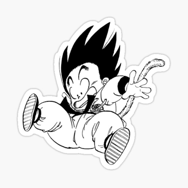 "Kid Goku" Sticker for Sale by Peponji | Redbubble