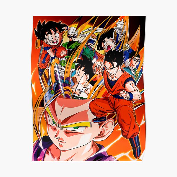 "GOHAN EVOLUTION DRAGON BALL Z" Poster for Sale by GroupieClub | Redbubble