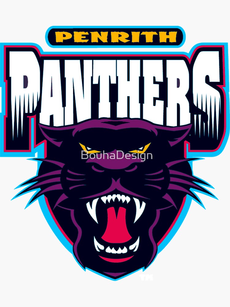"penrith panthers rugby club" Sticker for Sale by BouhaDesign | Redbubble