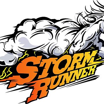 "Storm Runner" Sticker for Sale by carowindsfanson | Redbubble
