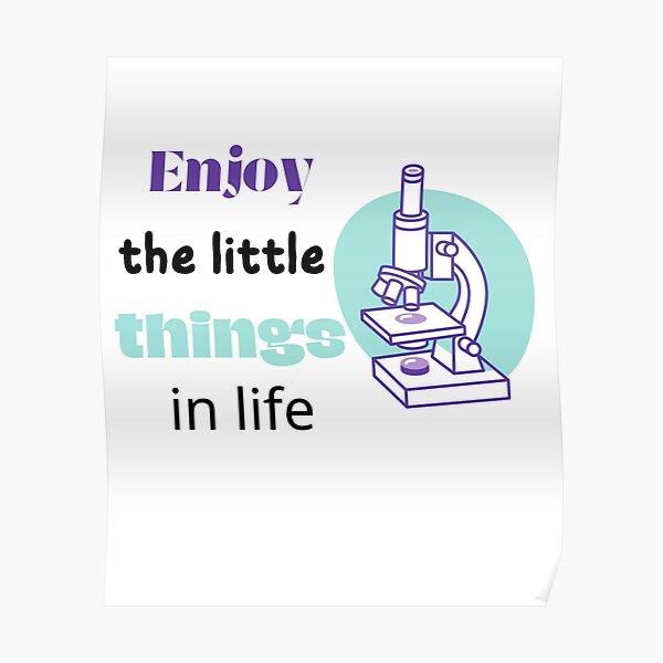 "funny microscope, microbiologists biology nerd science lab" Poster for ...