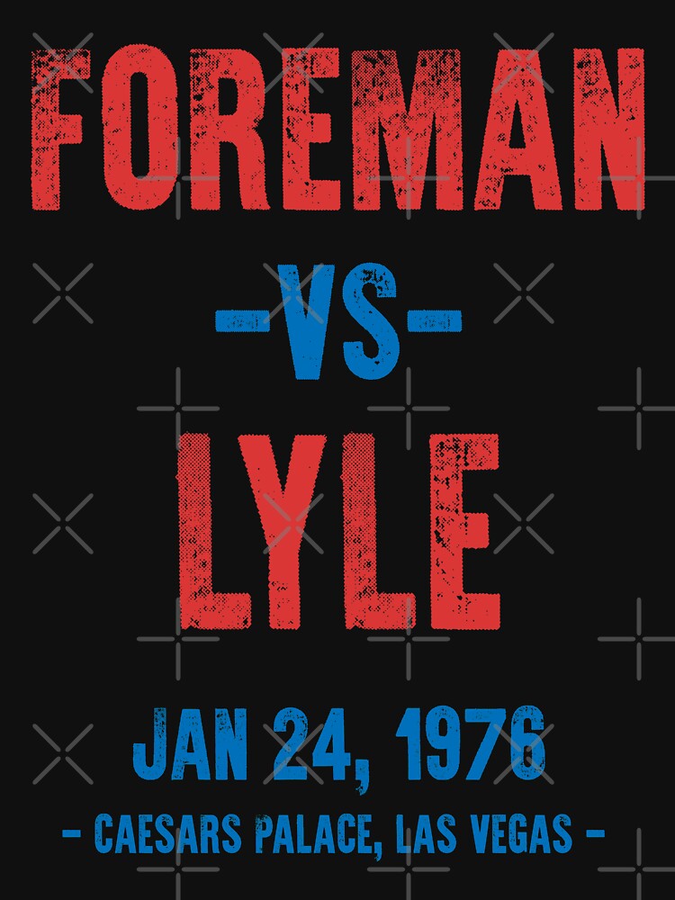 "Foreman vs Lyle" Essential T-Shirt for Sale by TeeMonsters | Redbubble