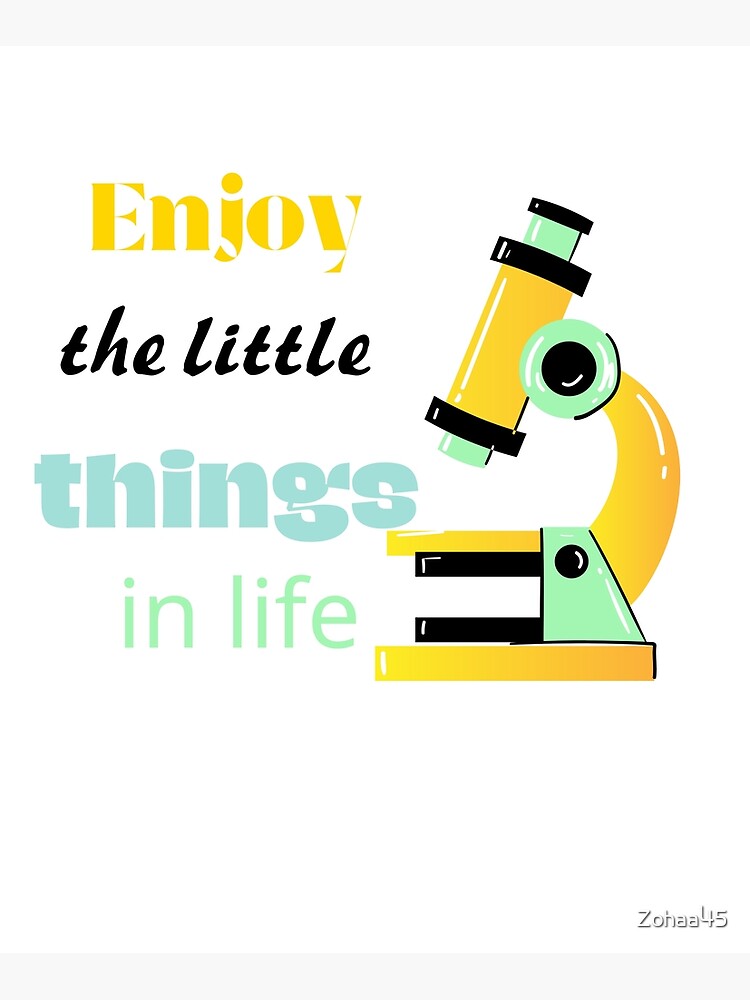 "funny microscope, microbiologists biology nerd science lab" Poster for ...