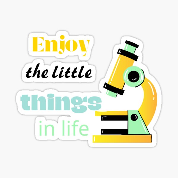"funny microscope, microbiologists biology nerd science lab" Sticker ...