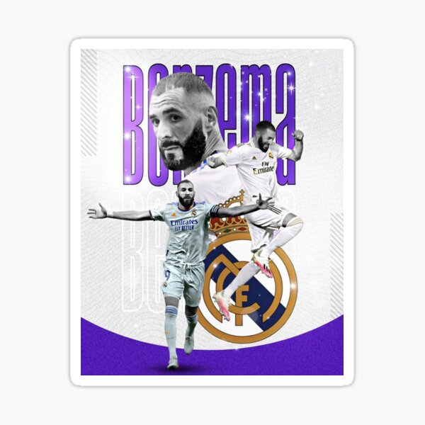 "Karim Benzema Illustration" Sticker for Sale by doelsmg | Redbubble