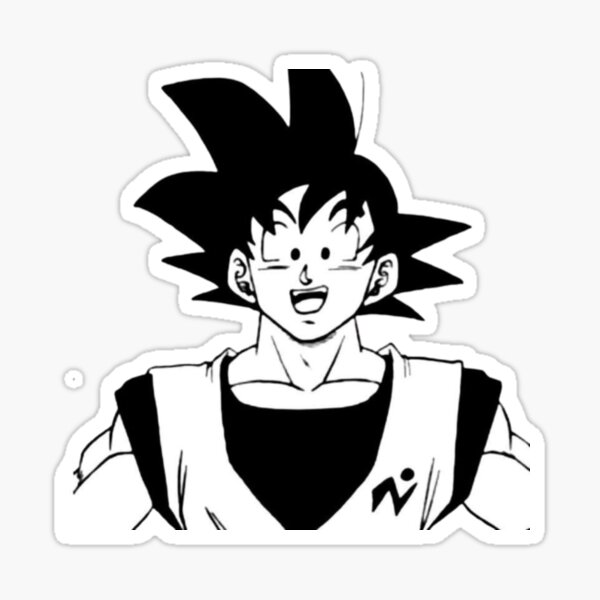 "Goku" Sticker for Sale by Peponji | Redbubble