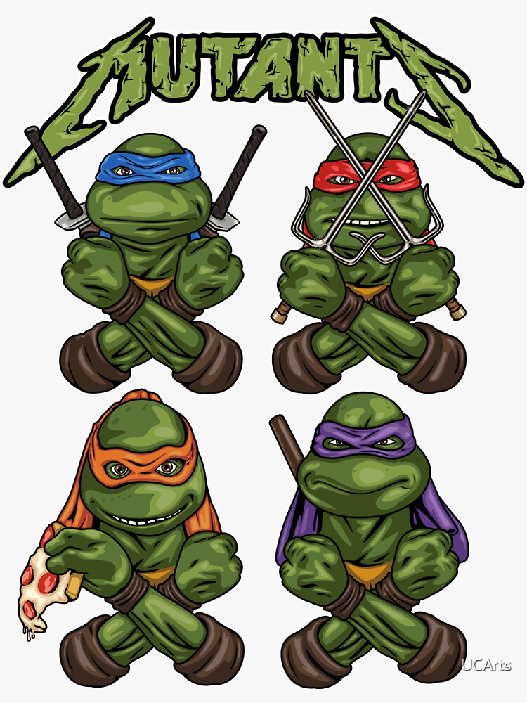 "MUTANTS" Sticker for Sale by UCArts | Redbubble