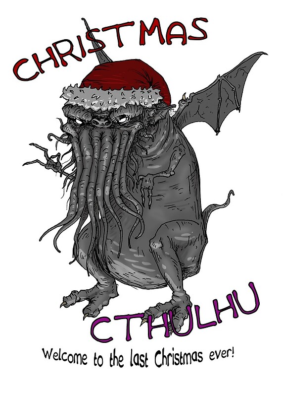"CHRISTMAS CTHULHU" by Thesquidmonkey | Redbubble