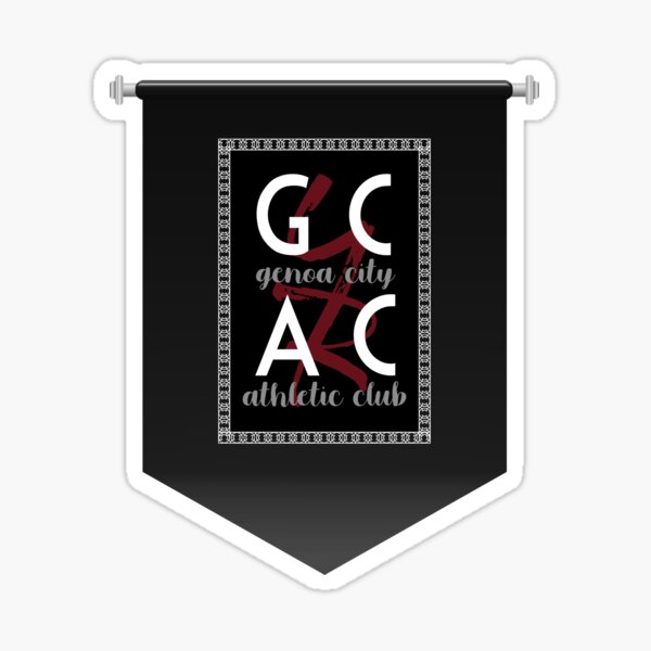 "GCAC Banner - Black (on Red)" Sticker for Sale by PawsitiveMum3 ...
