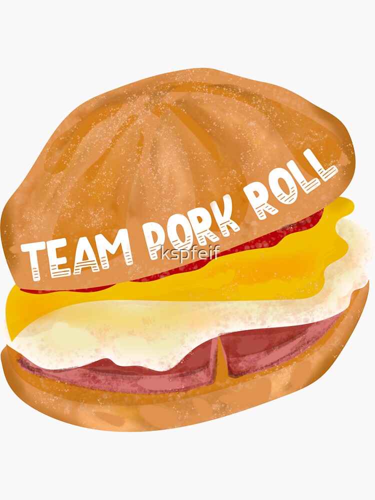 "Team Pork Roll" Sticker for Sale by kspfeif | Redbubble