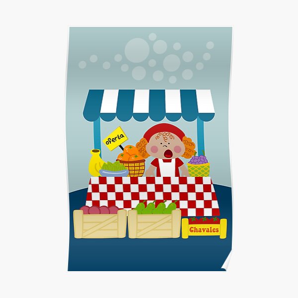 "Market Day" Poster for Sale by soniapascual | Redbubble