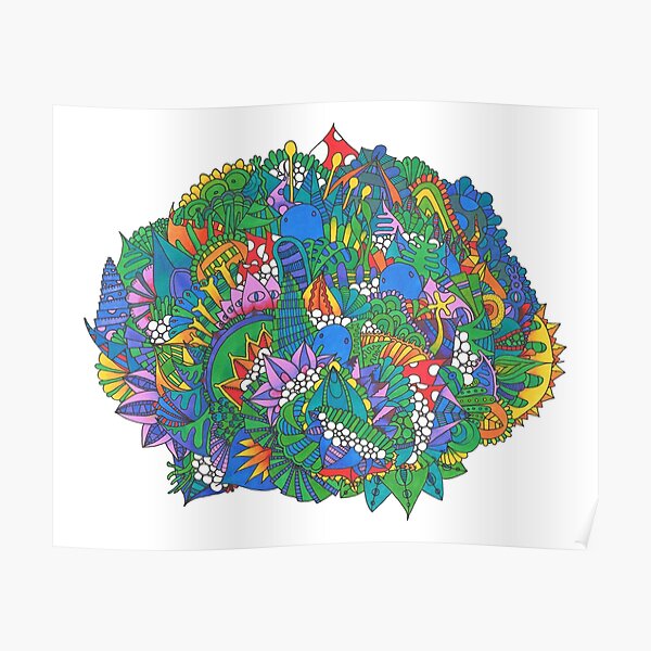 "Ghost in the Attic Residency Doodle" Poster for Sale by TakoraTakora ...