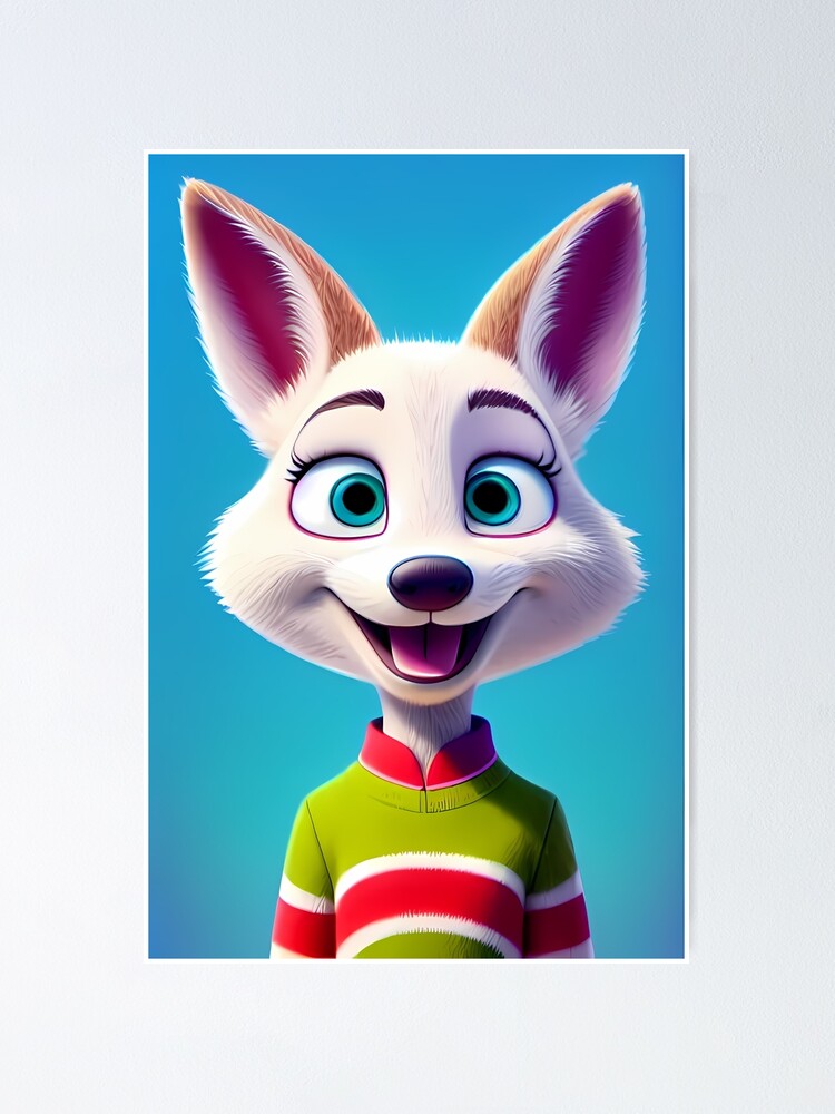"The Christmas Fox - Ethan" Poster for Sale by LuliandFriends | Redbubble