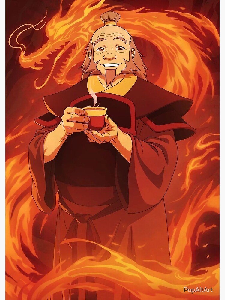 "Uncle Iroh - Avatar The Last Airbender" Poster for Sale by PopAltArt ...