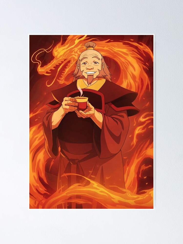 "Uncle Iroh - Avatar The Last Airbender" Poster for Sale by PopAltArt ...