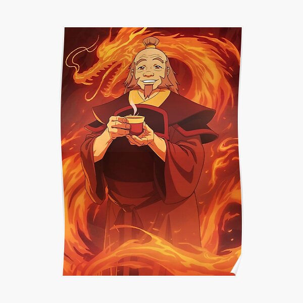 "Uncle Iroh - Avatar The Last Airbender" Poster for Sale by PopAltArt ...