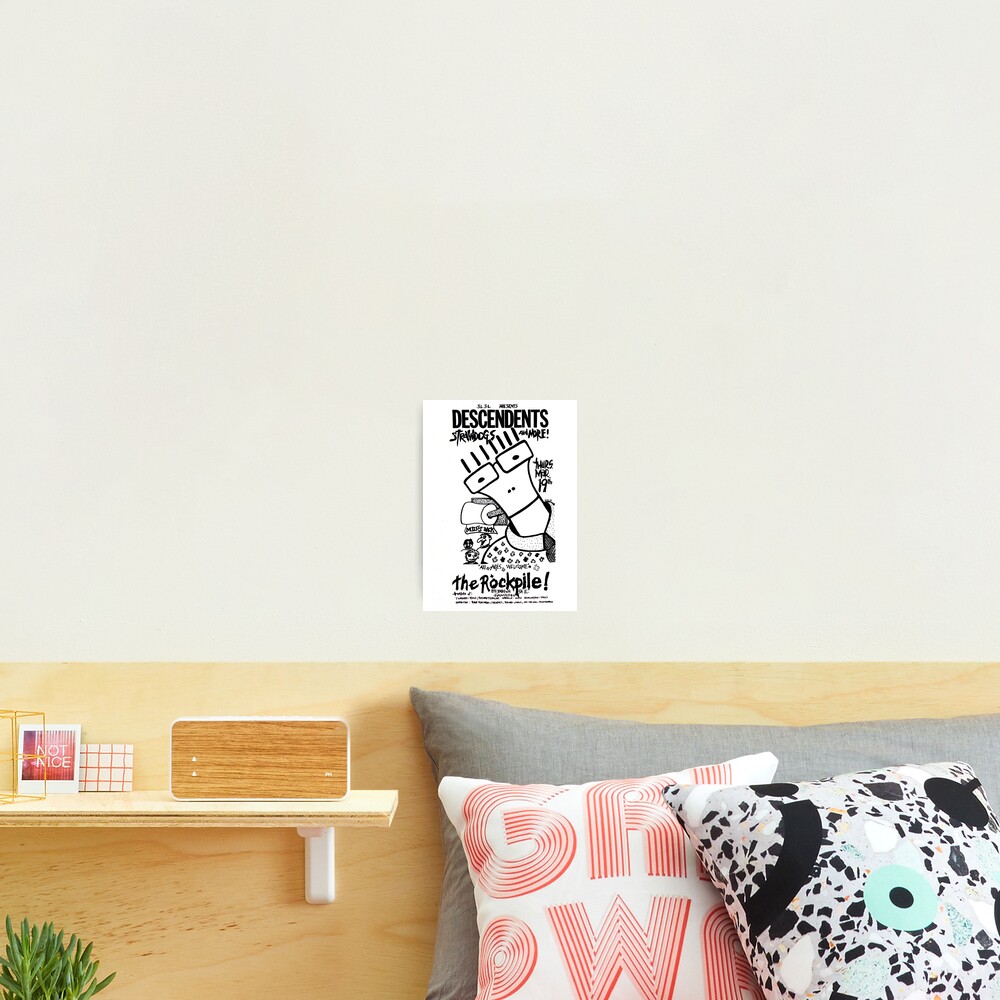 "The Descendents Punk Show Flyer" Poster for Sale by dennispurcell ...
