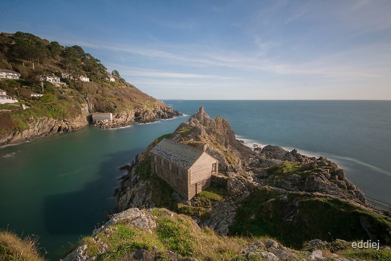 "The old net loft Polperro Cornwall" by eddiej | Redbubble