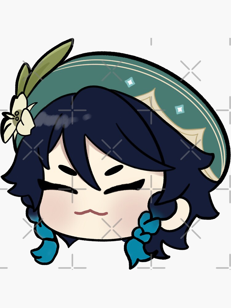 "Venti Genshin Impact" Sticker for Sale by sevenorbit | Redbubble