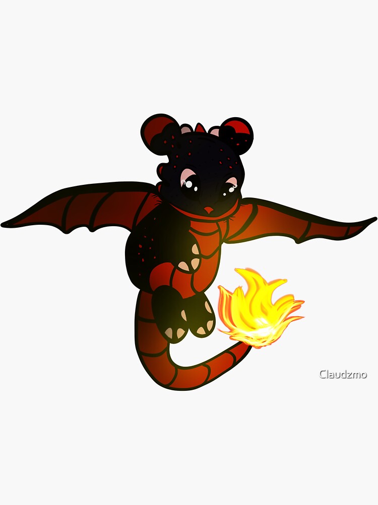 "Baby Dragon" Sticker for Sale by Claudzmo | Redbubble