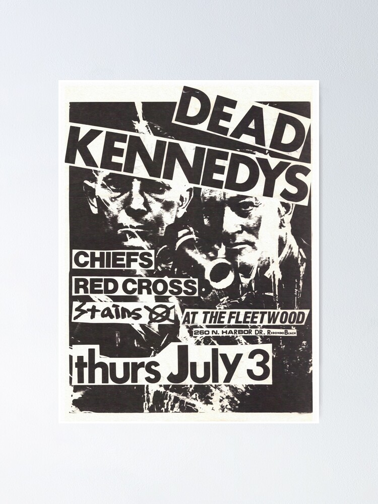 "Dead Kennedys Punk Show Flyer" Poster for Sale by dennispurcell ...