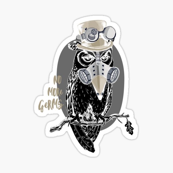 "Don't panic, Dr. Owl # 33" Sticker for Sale by VoodooStore | Redbubble